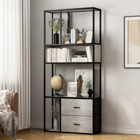 ᐈ Stellaj Elegant Wood ZARR640, dəmir, qara, 199x92 sm - qiymeti və ...