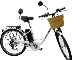 Elektrik velosiped Paris M5405, ağ - qiymeti və satışı | BIRMARKET