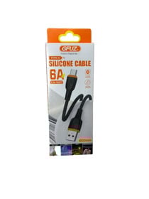 ᐈ Enerji toplama cihazı GFUZ silikon Type-C kabeli CA-165 T, 6A yüksək şarj, əyilməyə və ...