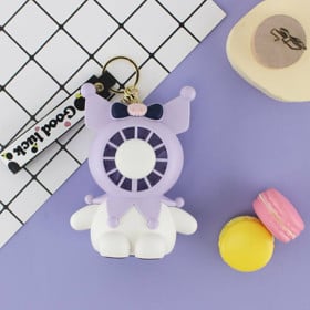 Mini Fan Ventilyator Kuromi Happy, USB ilə, bənövşəyi/ağ - qiymeti və ...