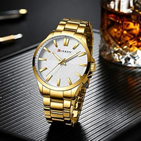 ᐈ Наручные часы мужские Curren 8322 gold white - купить по выгодной ...