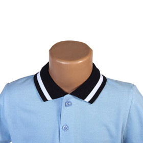 ᐈ Uniseks məktəbli qısaqol polo Optimum Uniform 294, mavi, pambıq, ölçü ...