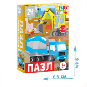 ᐈ Pazl Puzzle Time Большая стройка, 24 element - qiymeti və satışı | ️ ...