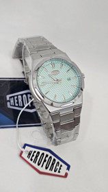 ᐈ Kişi qol saatı Heroforce Vizyon Silver/Green + Box - Viz0090030001 ...