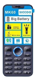 Mobil telefon Siccoo MK60 Blue Edition - SICCOO_MK60_BLUE - qiymeti və ...