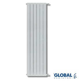 ᐈ Radiator Global Oscar 1200 mm, alüminium, ağ, 1 bölmə - qiymeti və ...