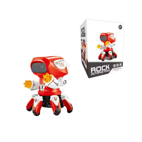 ᐈ Robot-transformer Rock Octopus, plastik, qırmızı - KahnStore 0001 ...