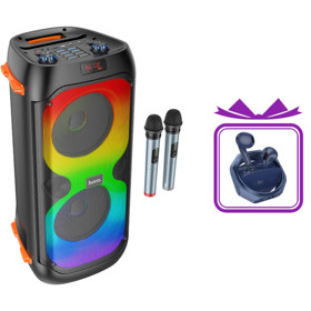 ᐈ Portativ dinamik Hoco BS53 Black + Simsiz qulaqlıq Hoco EW70 Navy ...
