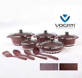 ᐈ Набор кастрюль Vogati MK012, 5 предметов, гранит - купить по выгодной ...
