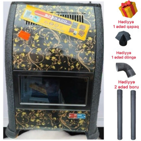 ᐈ Камин Sperado Soba-kamin 50 кВ Напольный Газ Подключение к дымоходу ...