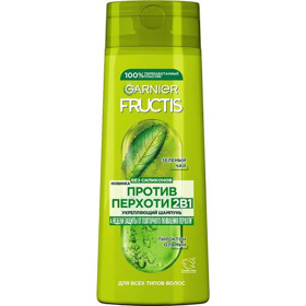 ᐈ Şampun Garnier Fructis 2-in-1 kəpək əleyhinə, yaşıl çay ekstraktı ilə ...