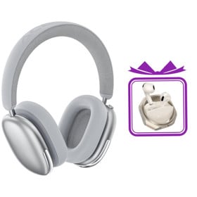 ᐈ Qulaqlıq Acefast H9 Silver ANC və hədiyyə simsiz qulaqlıq Hoco EW70 ...