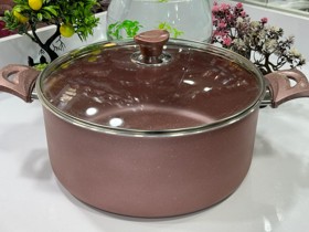 ᐈ Qazan Özgüvən OZGVN-024, qranit, çəhrayı, 22 sm - qiymeti və satışı ...