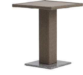 ᐈ Садовый стол JYSK Fausing 100x220x74 см, черный - купить по выгодной ...