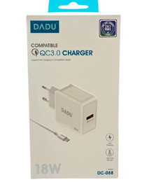 ᐈ Сетевое зарядное устройство Dadu DC-088 18W White - купить по выгодной цене | ️ BIRMARKET