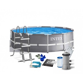 ᐈ Karkaslı hovuz İntex H26716NP, boz, 366x99 sm, 8592 l - qiymeti və ...