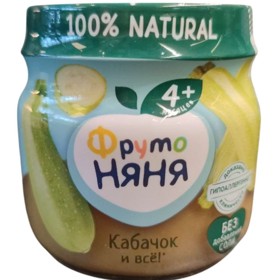 ᐈ Püre qabaq Фрутоняня, 4+ ay, 80 qr - qiymeti və satışı | ️ BIRMARKET