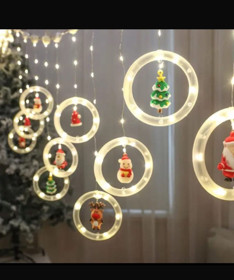 ᐈ LED çələng-pərdə, bəzəkli, sarı, 3x1 m - qiymeti və satışı | ️ BIRMARKET