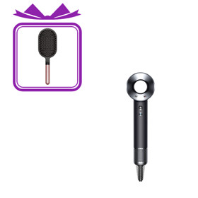 ᐈ Fen Dyson HD08 Supersonic Black/Nickel + Daraq Dyson Paddle Brush ...