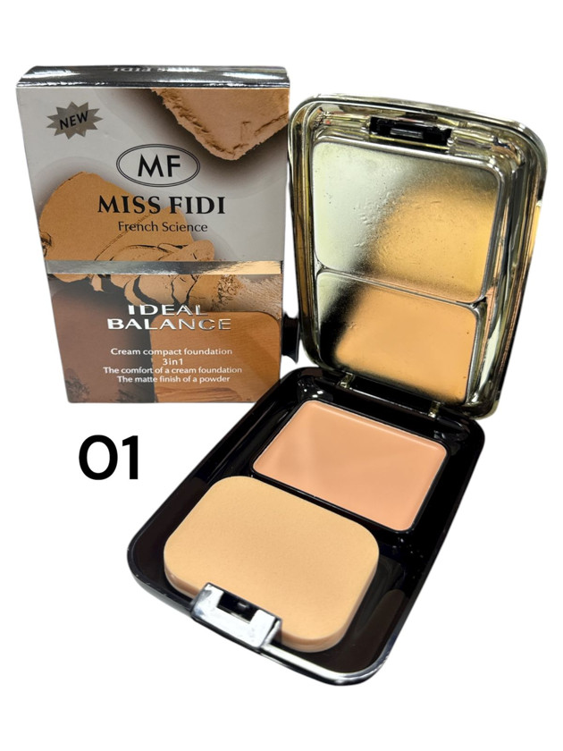 ᐈ Kompakt pudra Miss Fidi Ideal Balance 3in1 01 36 q - qiymeti və ...