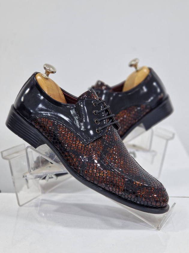 ᐈ Kişilər üçün klassik ayaqqabı Marco Bruno, qəhvəyi, dəri, ölçü 40 ...