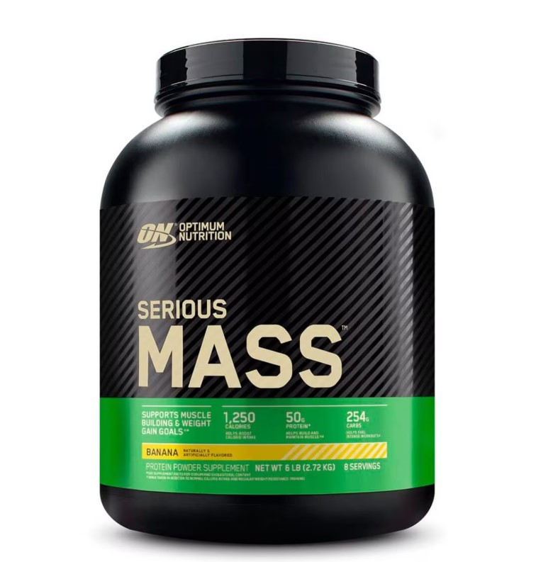 ᐈ Гейнер Optimum Nutrition Serious Mass Banana 2.7 кг - купить по ...