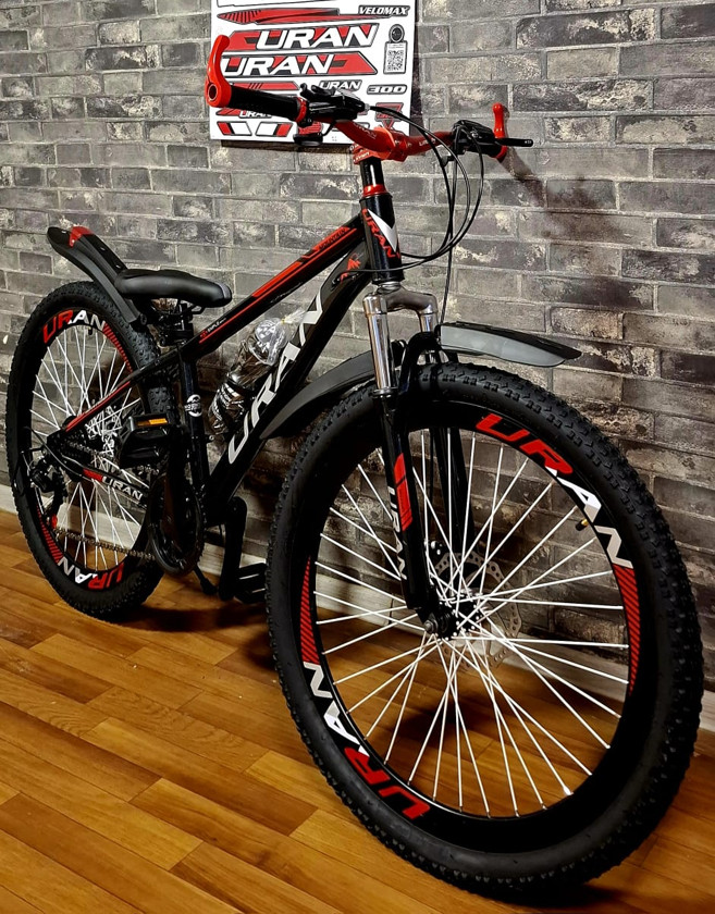 Dağ Velosipedi Uran DualShock 20 ölçü Sport Bike BlackRED - qiymeti və ...