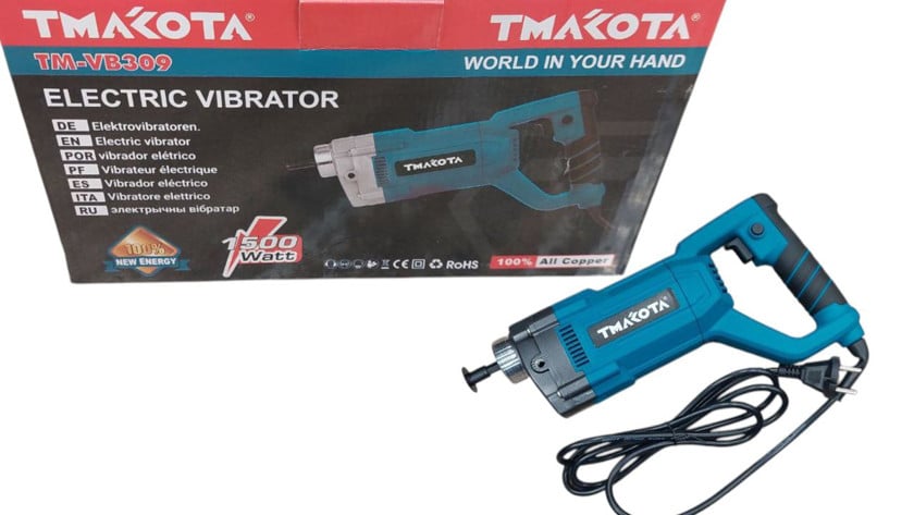 ᐈ Portativ beton vibratori, elektrik, 1400 Vt, 1.5 m, 35 mm - Makota ...
