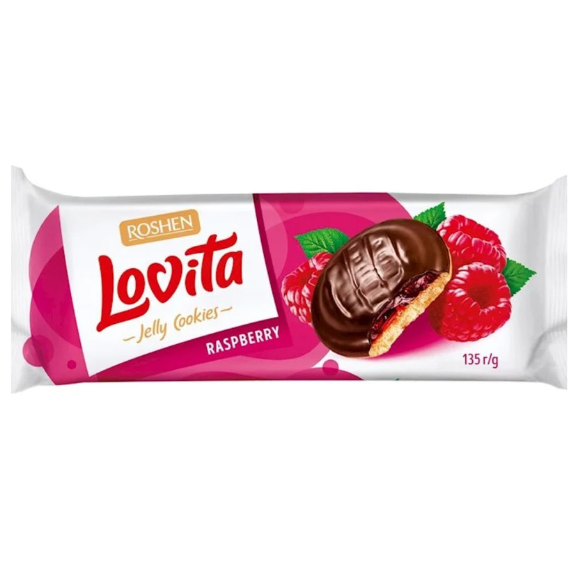ᐈ Peçenye Roshen Lovita Jelly Cookies moruq dadı 135 q By Birmarket ...