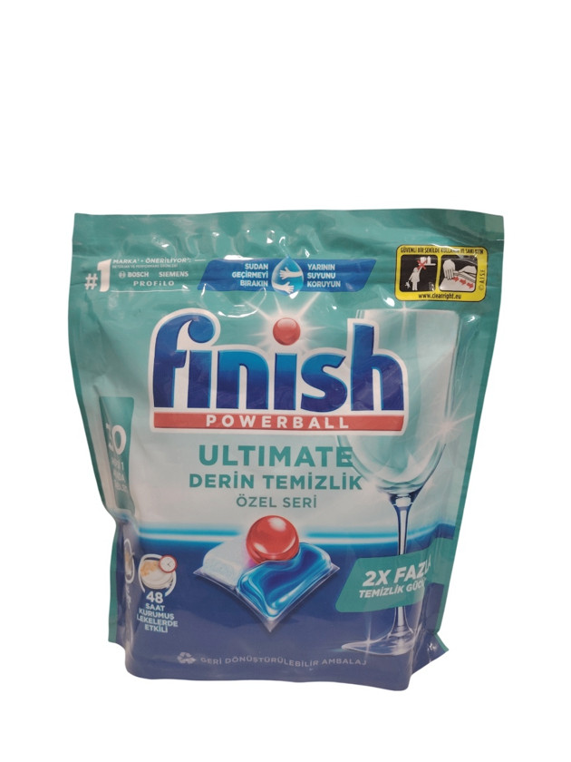 ᐈ Qabyuyan maşın üçün həb Finish Powerball Ultimate, 387 q - qiymeti və ...