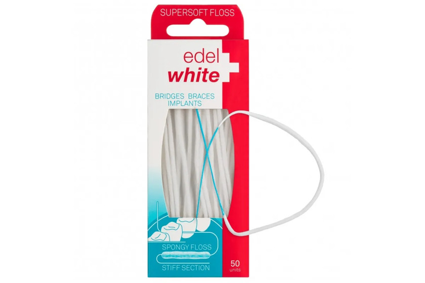 ᐈ Diş sapı Edel+White Supersoft Floss 50 əd - qiymeti və satışı | ️ ...