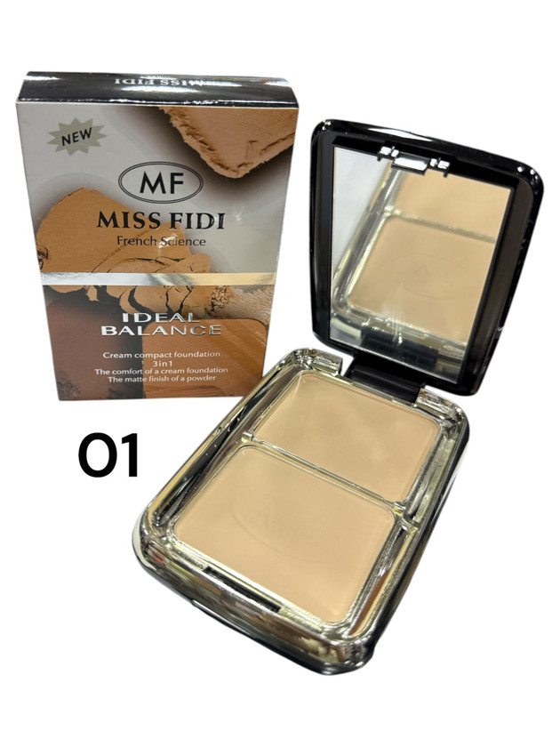 ᐈ Kompakt pudra Miss Fidi Ideal Balance 3in1 01 36 q - qiymeti və ...