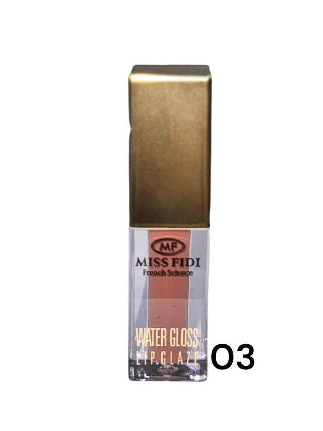 ᐈ Dodaq üçün parıldadıcı Miss Fidi French Science Water Gloss, ton 03 ...