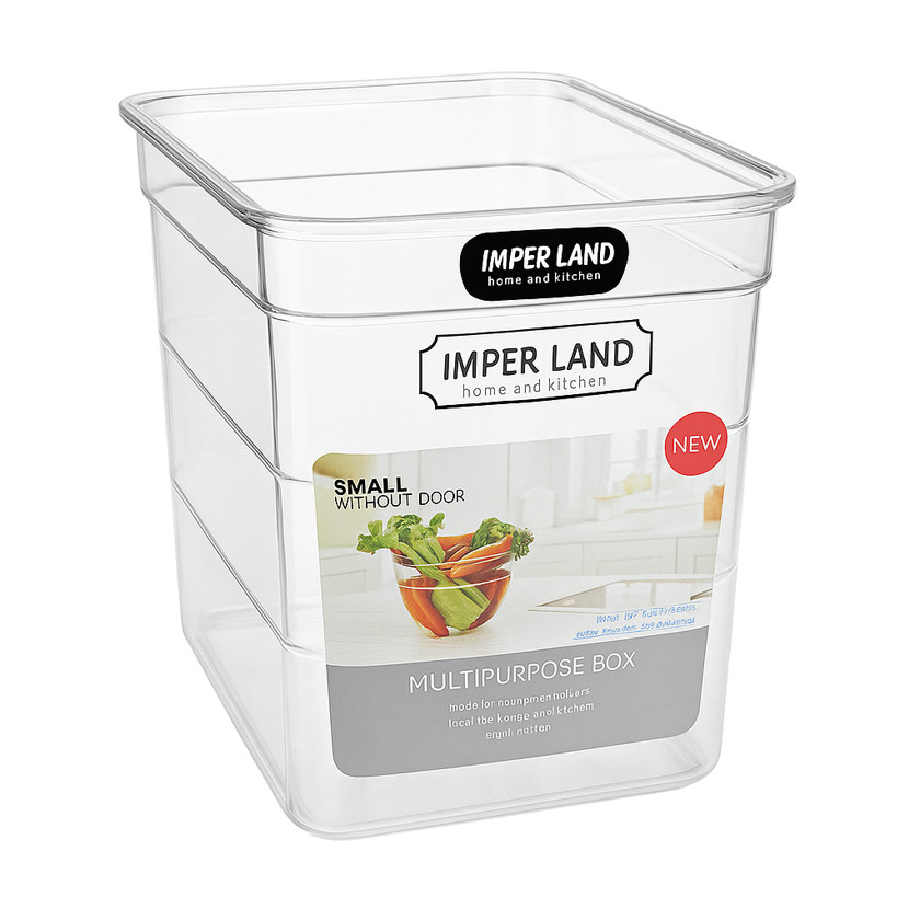 ᐈ прозрачный пластиковый контейнер Imper Land Multipurpose Box 29 см ...