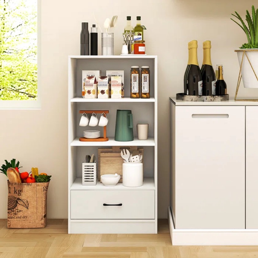 Stellaj Ev Plus, LDSP, ağ, 120x38x60 sm - Qiymeti, Bakıda almaq. Satışı ...
