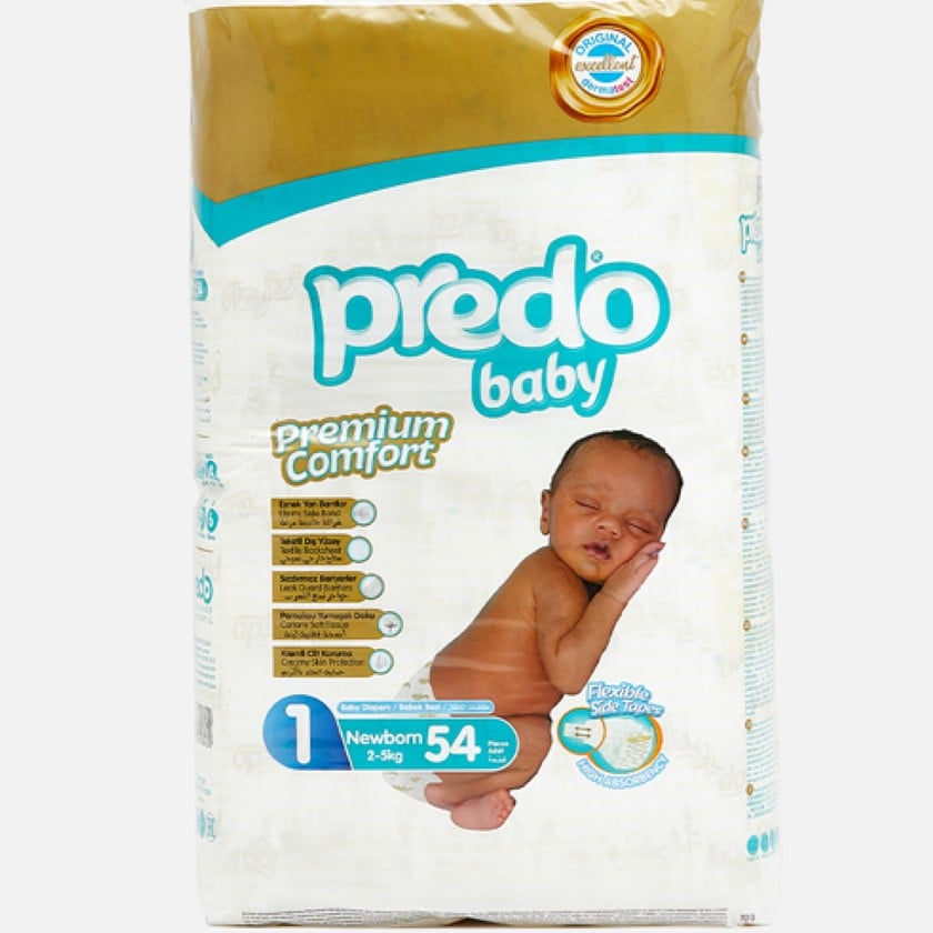 ᐈ Подгузники Predo Baby 1, 2-5 кг, 54 шт. - купить по выгодной цене | ️ ...