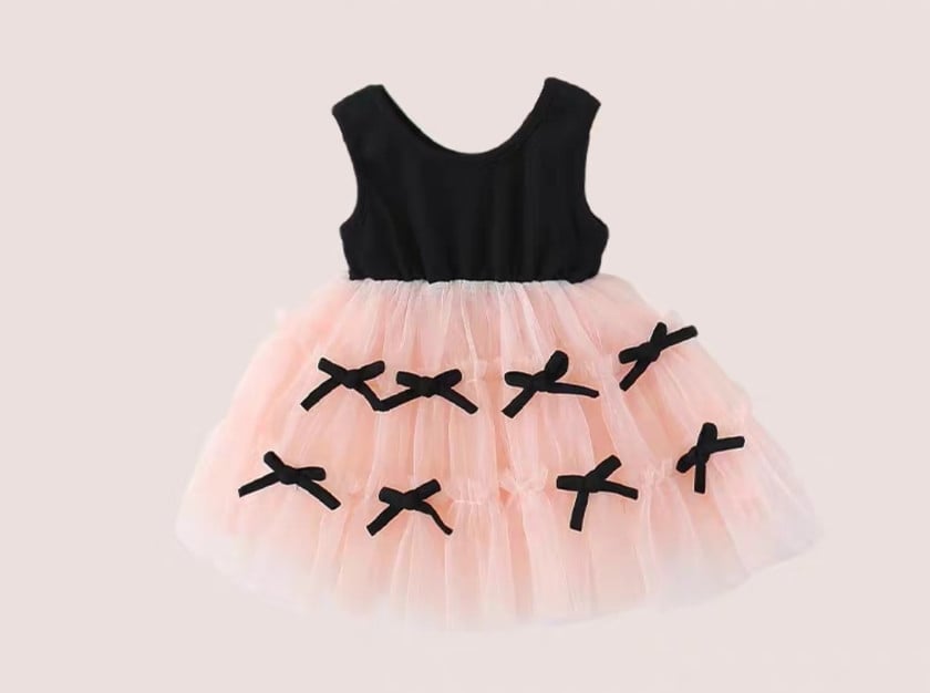 ᐈ Qızlar üçün ziyafət donu VC_1780689, çəhrayı, tül, 5-6 yaş - qiymeti ...