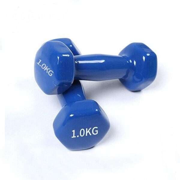 ᐈ Набор гантелей 1 кг синий FR000O4 - купить по выгодной цене | ️ BIRMARKET