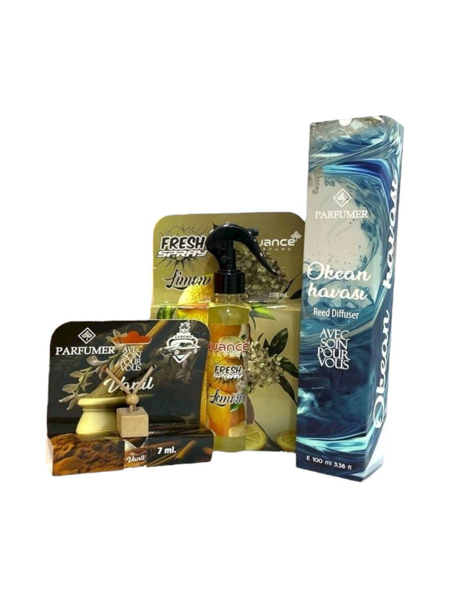 ᐈ Ətirlər, ətir dəstləri Tam hədiyyə dəsti 3-lü - Okeanhavası-Limon ...