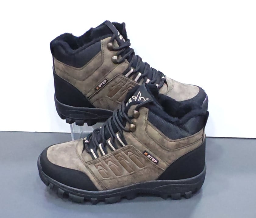 ᐈ Трекинговые ботинки для мальчиков Xstep, коричневые, искусственная ...