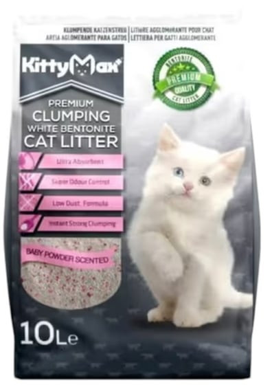 ᐈ Наполнитель для кошачьего туалета Kitty Max Baby Powder, 10 л ...