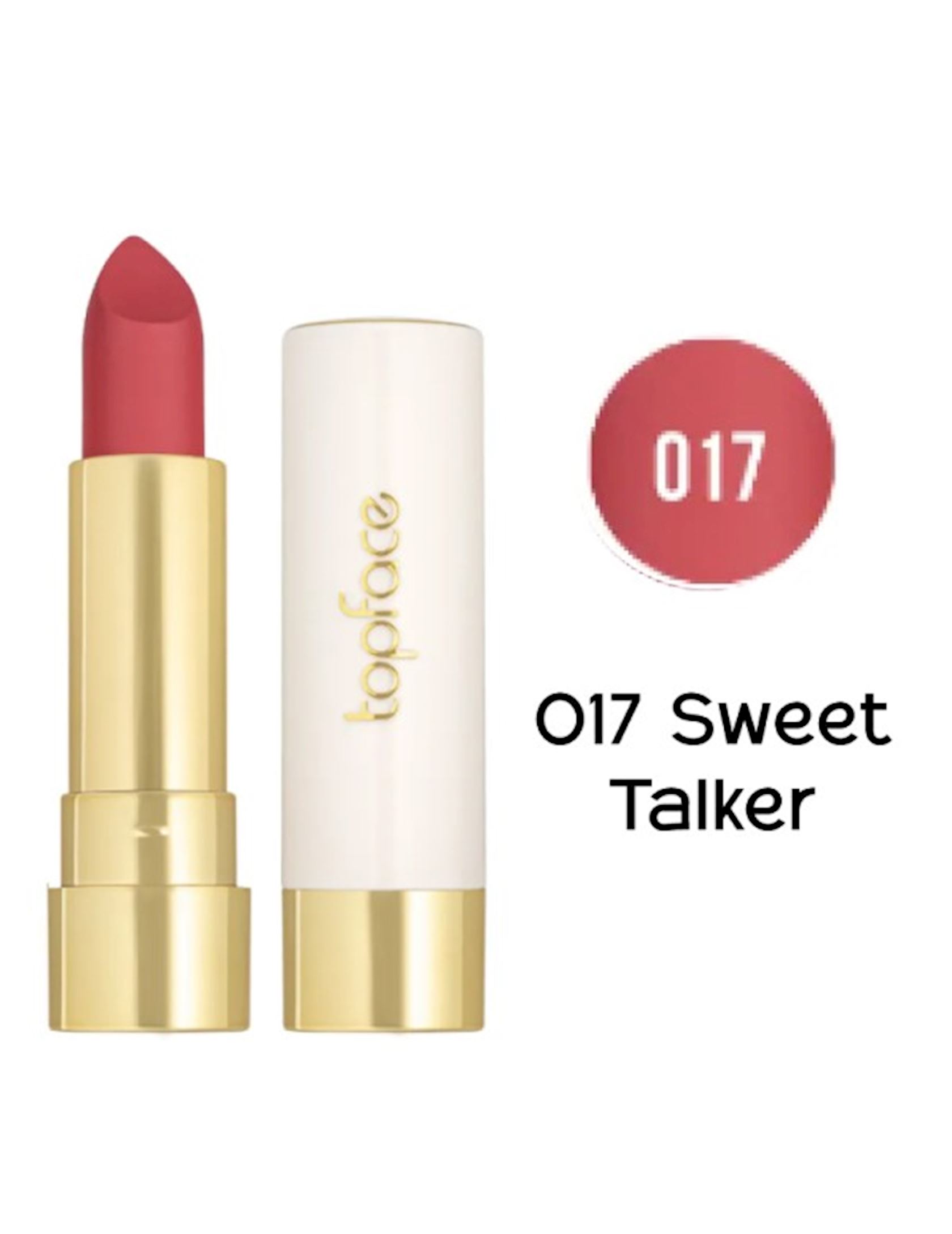 Dodaq boyası Topface Soft Matte Lipstick PT158 017 Sweet Talker 4 q ...