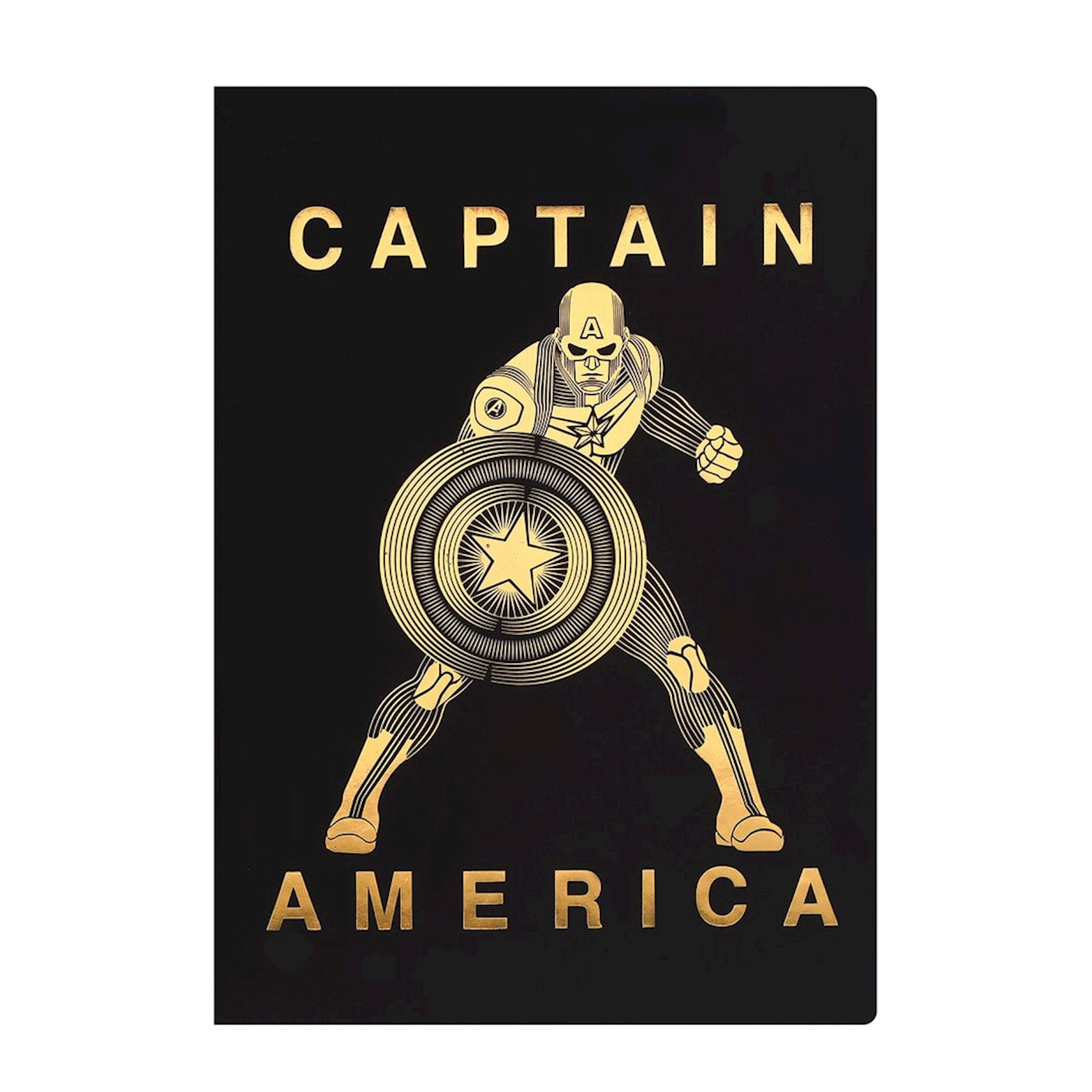 Блокнот Miniso Marvel Collection Gilding Captain America - купить в ...