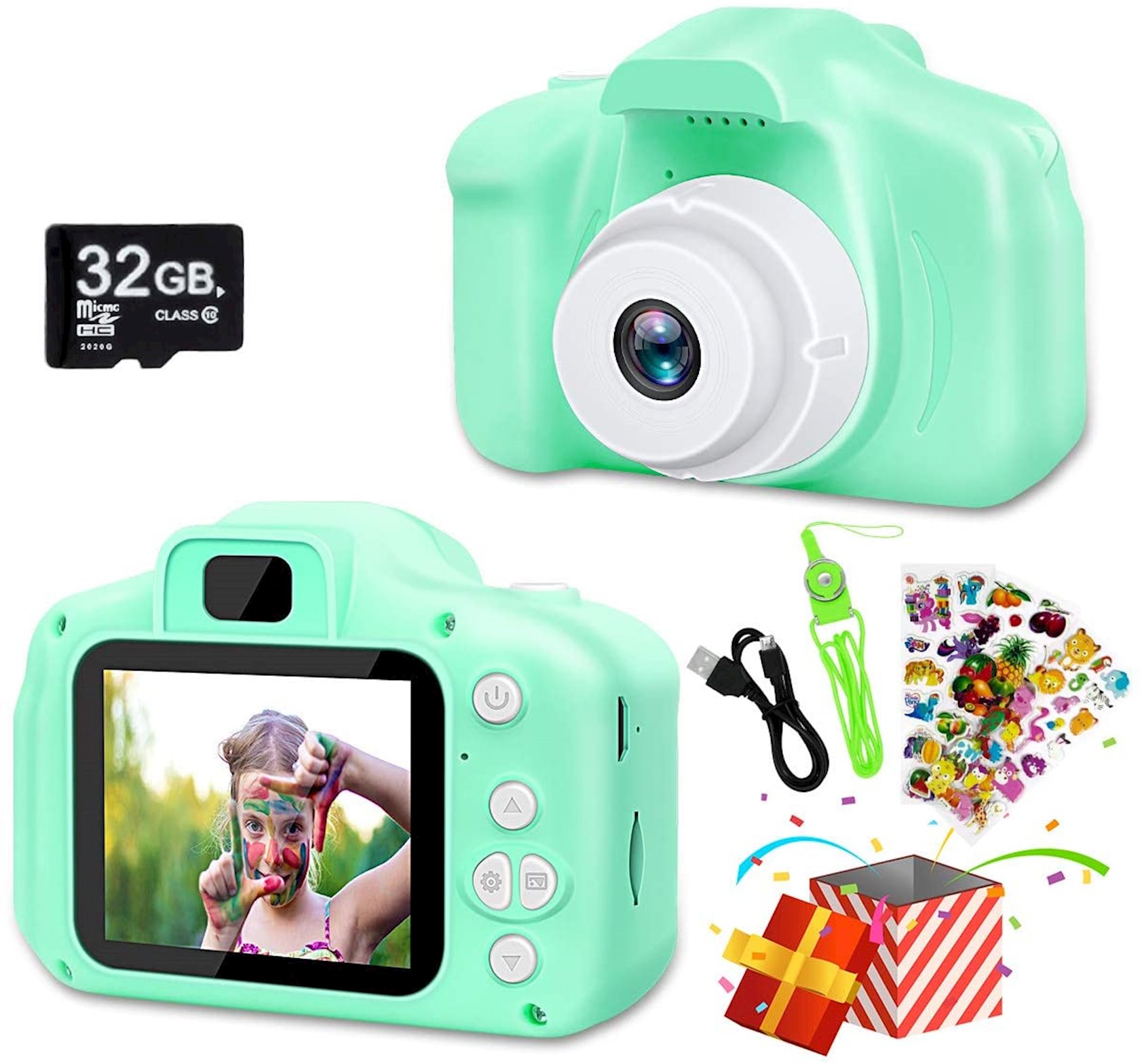 Fotoapparat Children fun camera 20 mpx Green - Qiymeti, Bakıda almaq ...