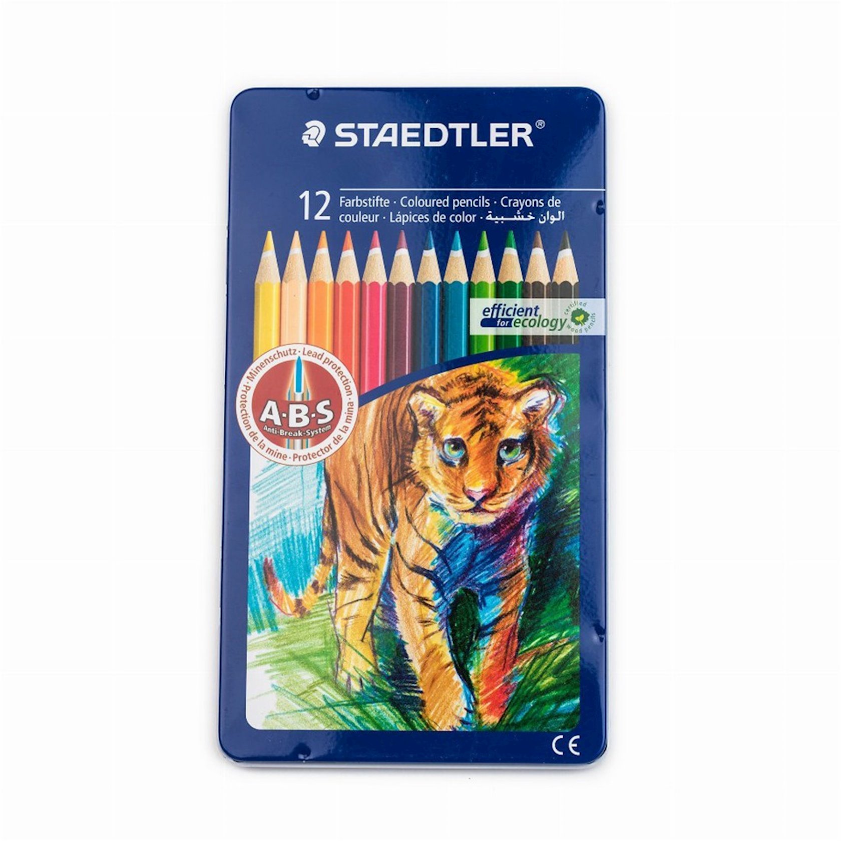 Набор цветных карандашей Staedtler Noris Club 145 AM12, 12 цветов ...