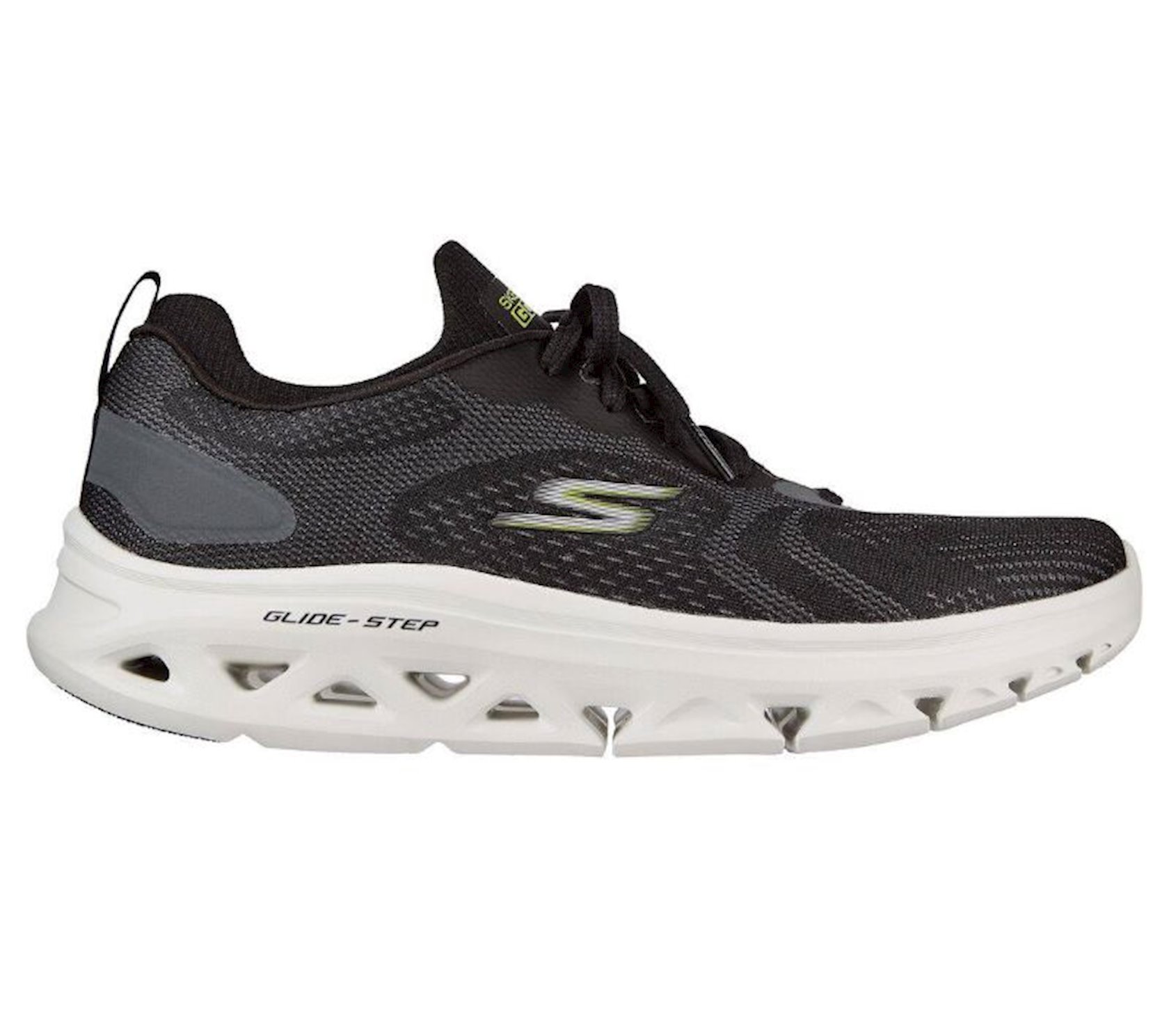 Слипоны мужские Skechers 220502-BKLM, черный, сетчатый, размер 43.5 ...