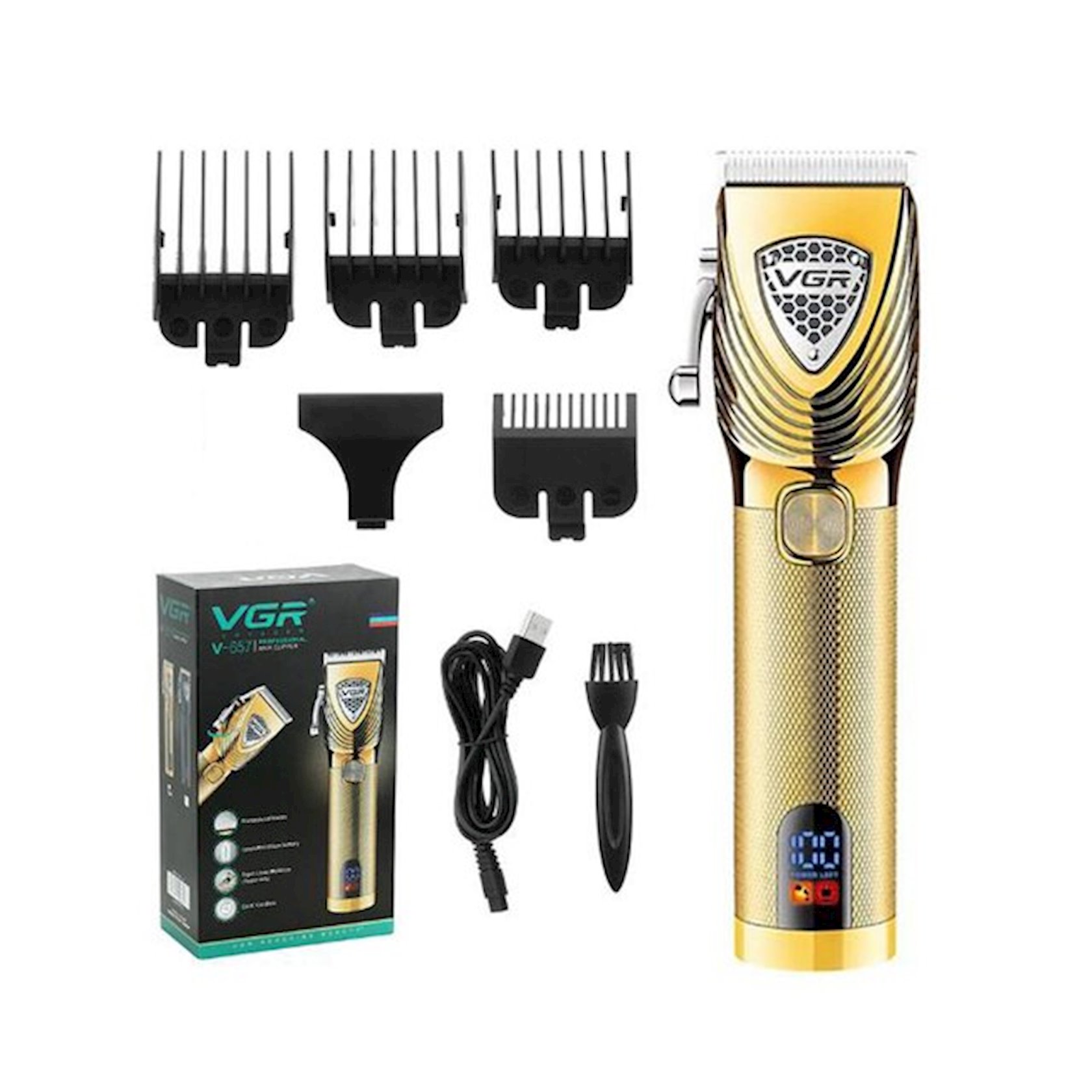 Trimmer VGR V-657 Gold - Qiymeti, Bakıda almaq. Satışı, icmal, rəylər