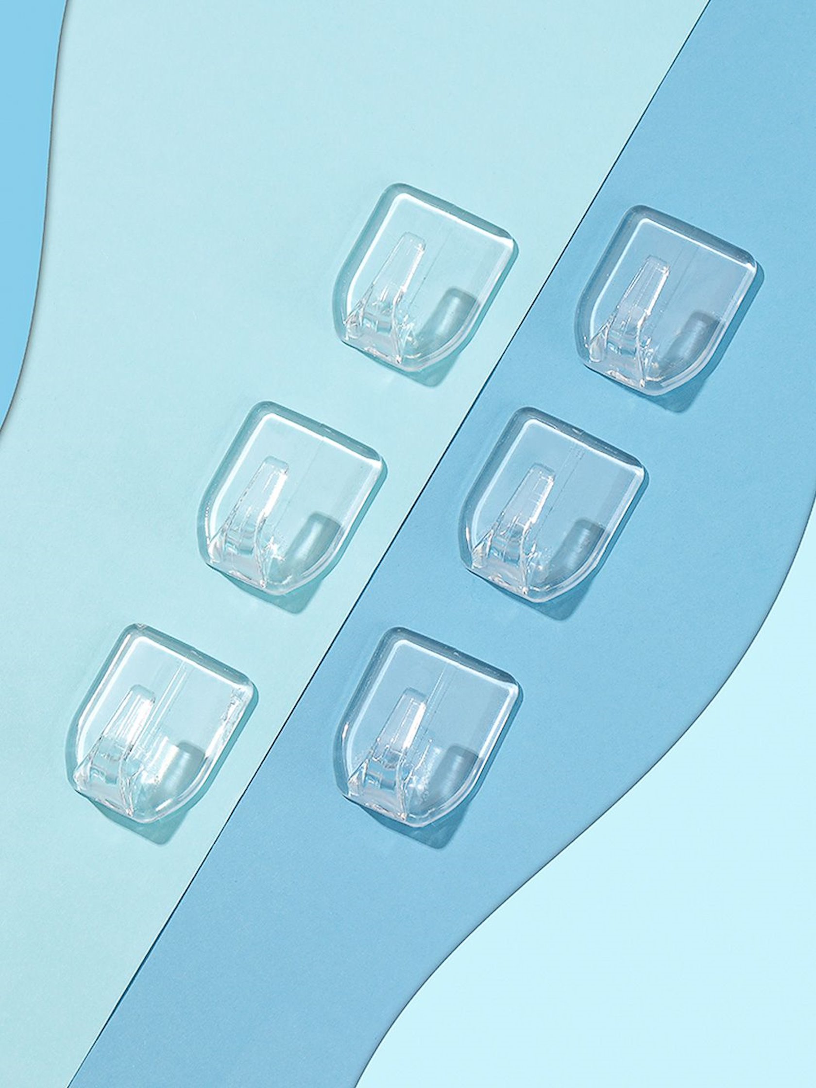 Hamam otağı üçün qarmaqlar Miniso Transparent Hook, şəffaf, 6 əd ...