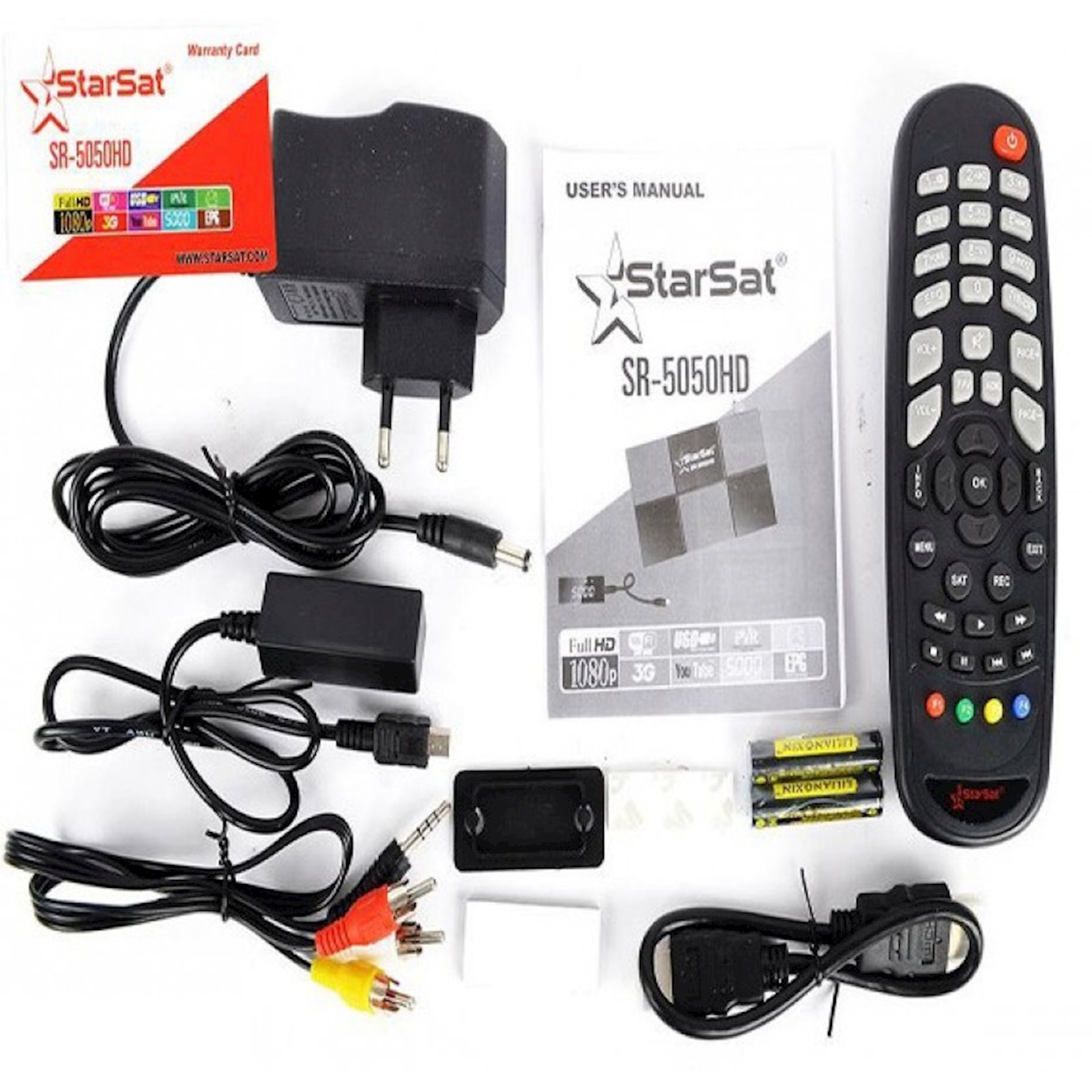 Resiver StarSat SR-5050HD - Qiymeti, Bakıda almaq. Satışı, icmal, rəylər