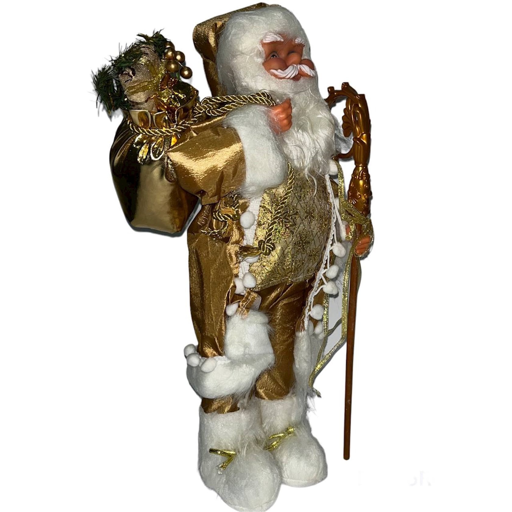 Şam ağacı altına oyuncaq Şaxta baba 80 sm, qızılı - Qiymeti, Bakıda ...